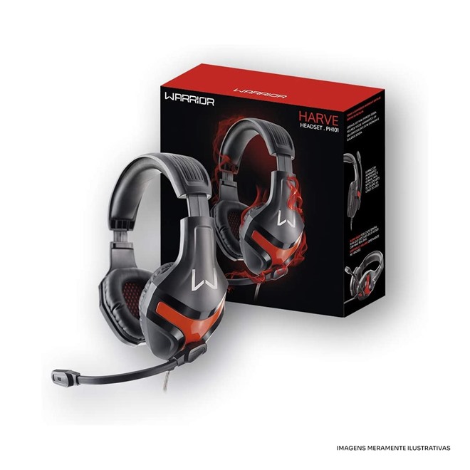 HEADSET GAMER MLASER GAMER RED PH101 - HEADSET GAMER MLASER GAMER RED ...