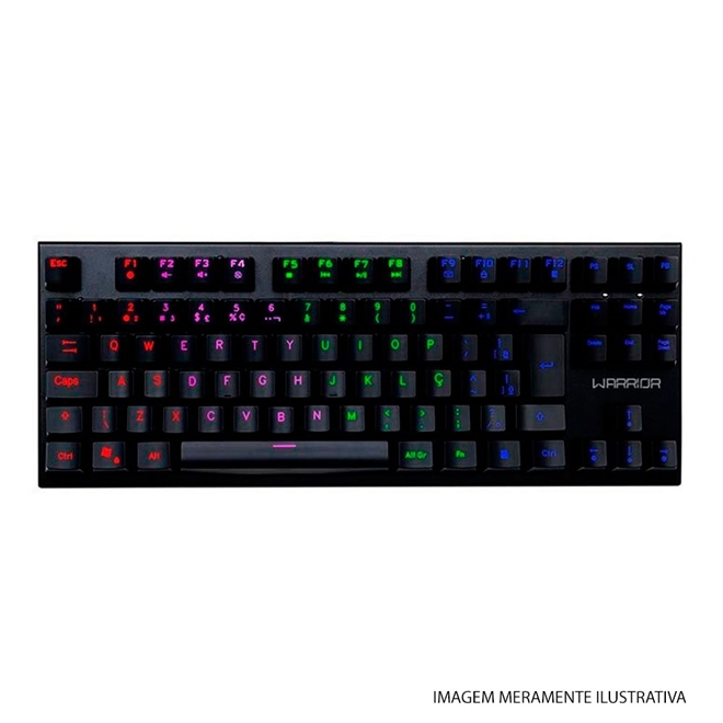 TECLADO GAMER WARRIOR TERO TKL TC237 - TECLADO GAMER WARRIOR TERO TKL ...
