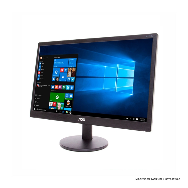 MONITOR AOC 18,5" LED HD E970SWHNL - MONITOR AOC 18,5" LED HD E970SWHNL ...