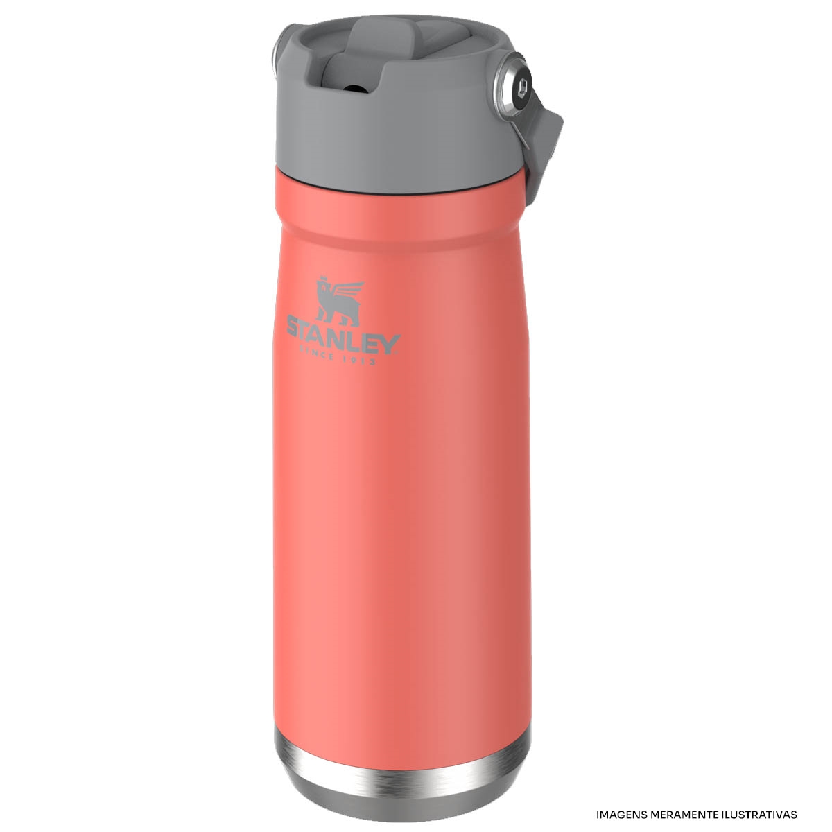 GARRAFA STANLEY STRAW 651ML ROSA 8093 - GARRAFA STANLEY STRAW 651ML ...