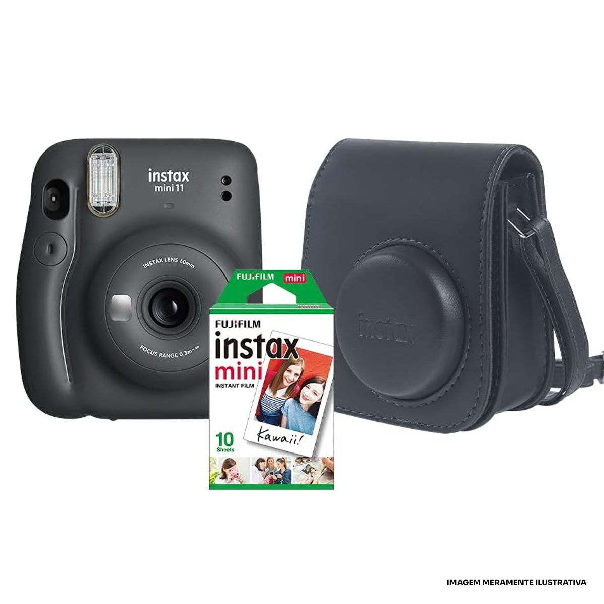 KIT INSTAX MINI 11+BOLSA SINT GRAFITE - KIT INSTAX MINI 11+BOLSA SINT ...
