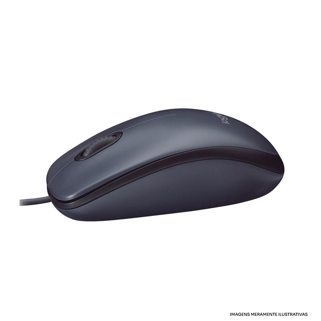 MOUSE LOGITECH M90 USB PRETO - MOUSE LOGITECH M90 USB PRETO - LOGITECH