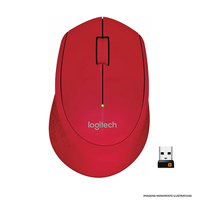 MOUSE LOGITECH M280 WIRELESS RED - MOUSE LOGITECH M280 WIRELESS RED ...
