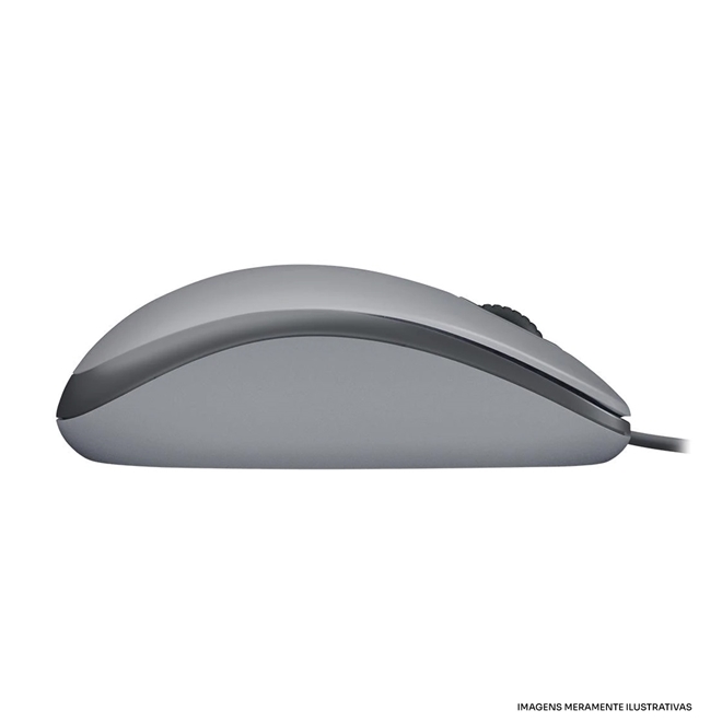 MOUSE LOGITECH M110 USB CINZA - MOUSE LOGITECH M110 USB CINZA - LOGITECH