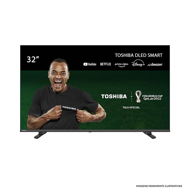 TV SMART TOSHIBA 32" HD DLED TB016M - TV SMART TOSHIBA 32" HD DLED ...
