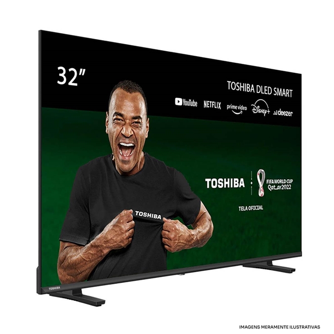 TV SMART TOSHIBA 32" HD DLED TB016M - TV SMART TOSHIBA 32" HD DLED ...