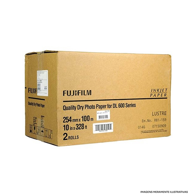PAPEL FUJI DX/DL/DE 25 LUSTRE - PAPEL FUJI DX/DL/DE 25 LUSTRE - FUJI