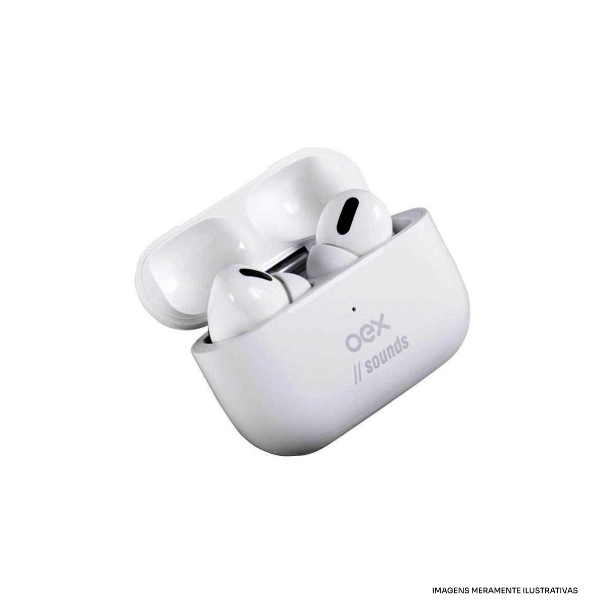 FONE OEX BT FREEDOM TWS40 BRANCO - FONE OEX BT FREEDOM TWS40 BRANCO - OEX