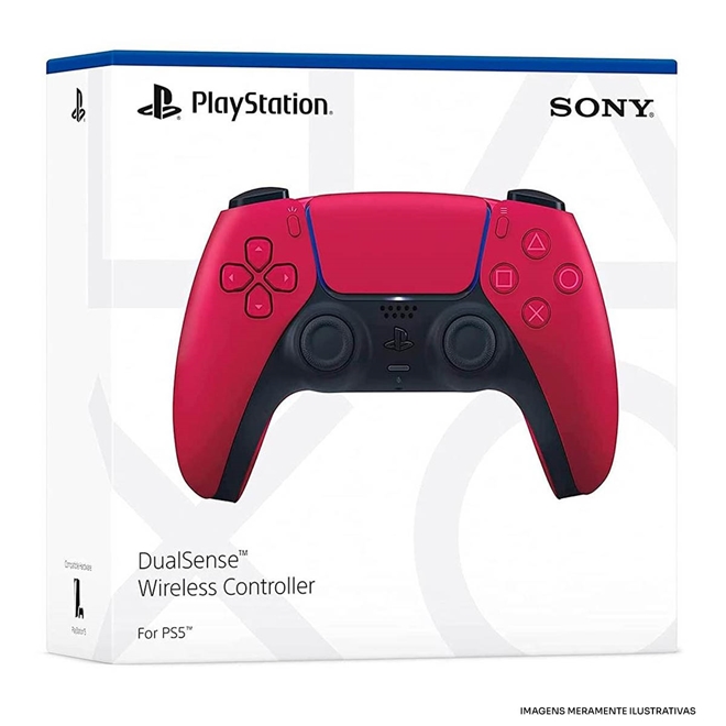 CONT SONY PS5 DUALSENSE VERMELHO - CONT SONY PS5 DUALSENSE VERMELHO - SONY