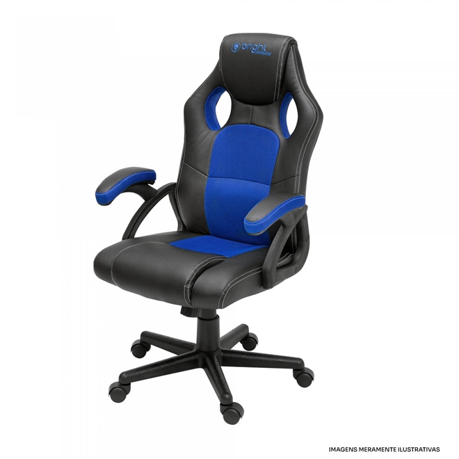 CADEIRA GAMER BRIGHT AZUL 0601 - CADEIRA GAMER BRIGHT AZUL 0601 - BRIGHT