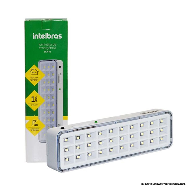 LUMINARIA EMERGENCIA INTELBRAS LEA 31 - LUMINARIA EMERGENCIA INTELBRAS ...