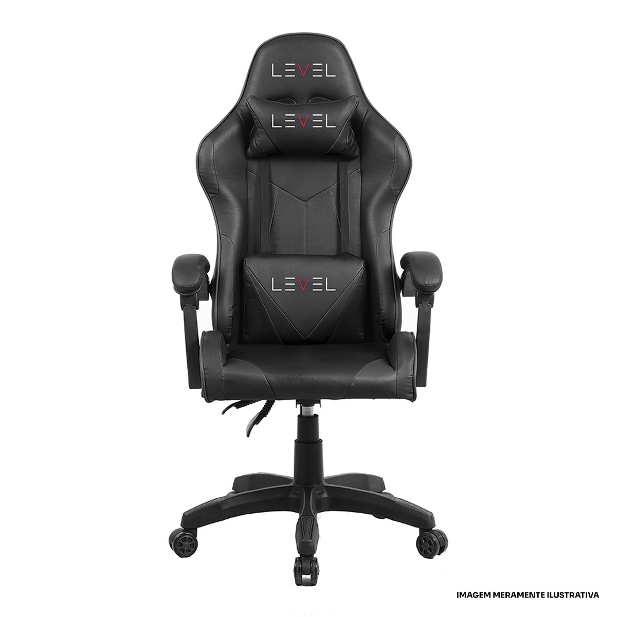 CADEIRA GAMER LEVEL LVC01DN BLACK - CADEIRA GAMER LEVEL LVC01DN BLACK ...